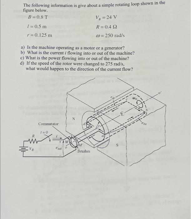 Solved The following information is give about a simple | Chegg.com