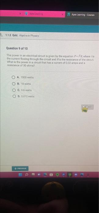 Solved Apelets ha x Apes Learning Courses L 1.1.2 Qulz: | Chegg.com