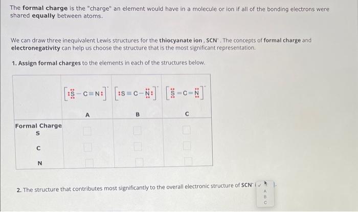 Solved We can draw three inequivalent Lewis structures for | Chegg.com