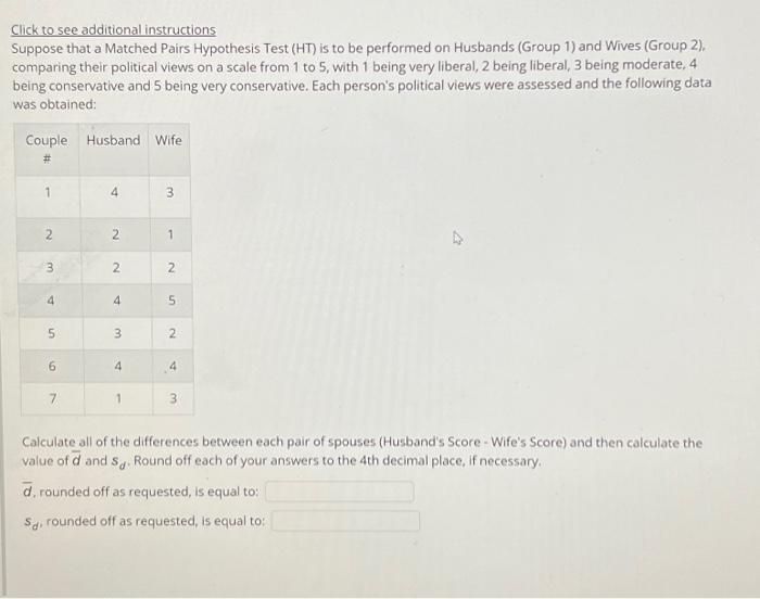 Solved Click to see additional instructions Suppose that a | Chegg.com