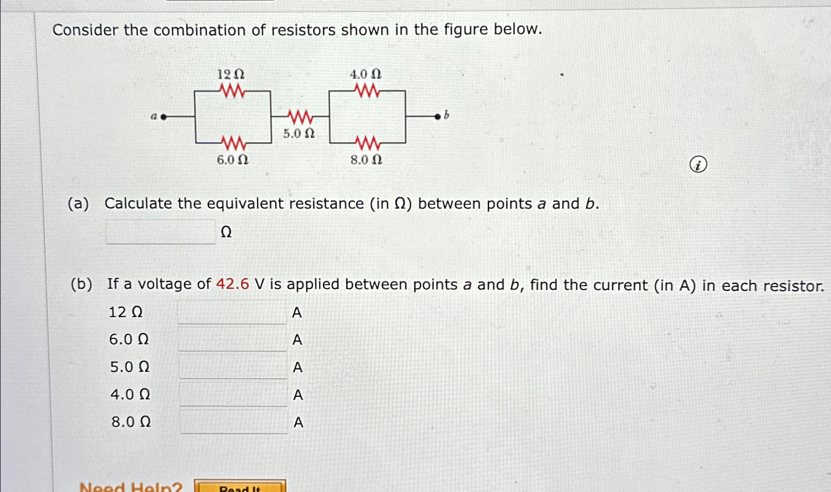 Solved Consider the combination of resistors shown in the | Chegg.com