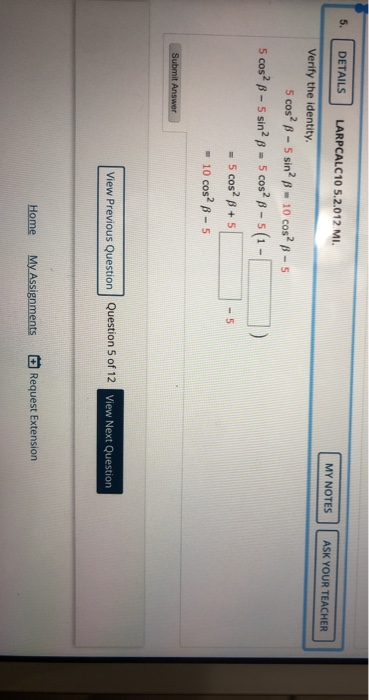 Solved Request Extension Assignment Submission & Scoring | Chegg.com