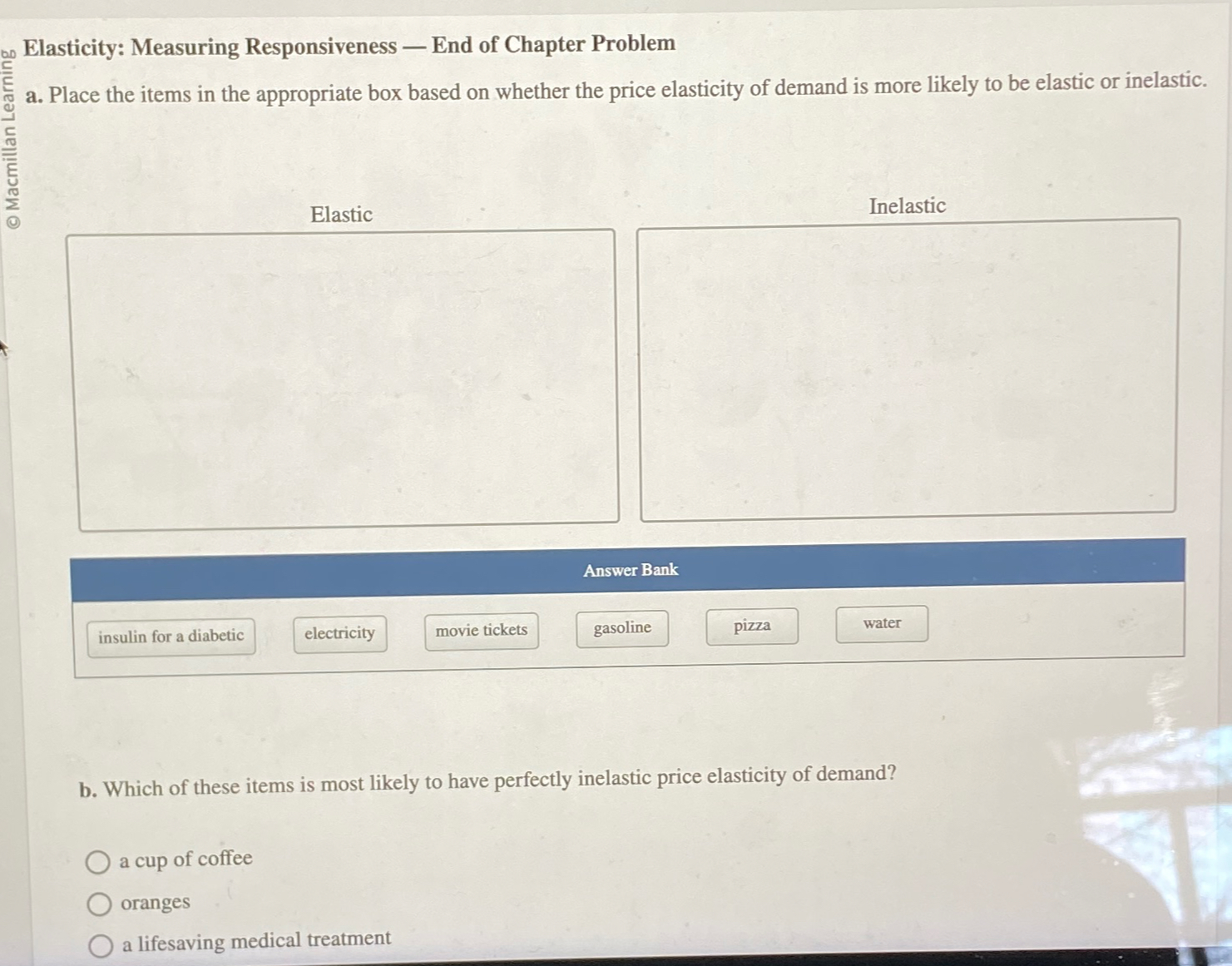 Solved Elasticity: Measuring Responsiveness — ﻿End of | Chegg.com