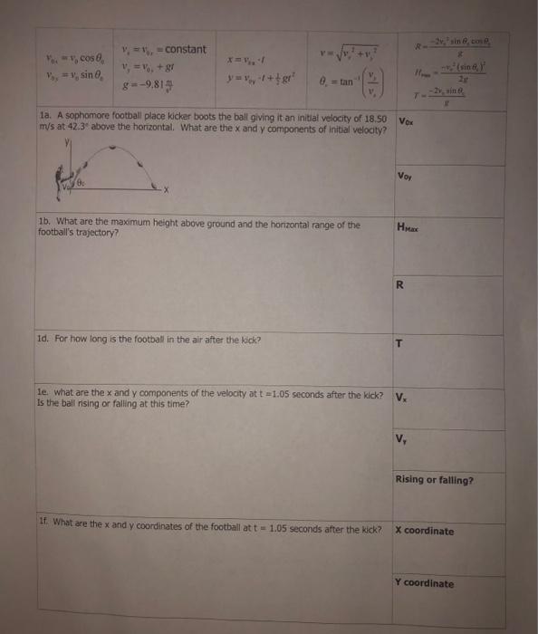Solved 1a through 1f front side and 1a through 1f back side | Chegg.com