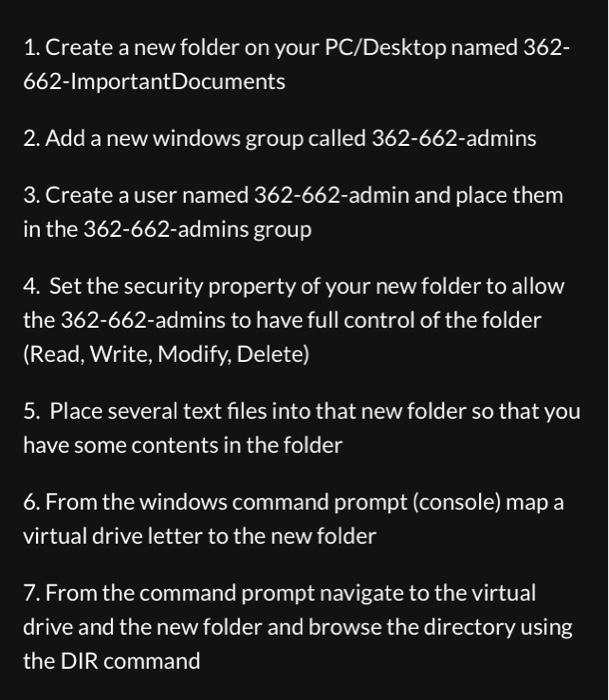 1 Create A New Folder On Your Pcdesktop Named
