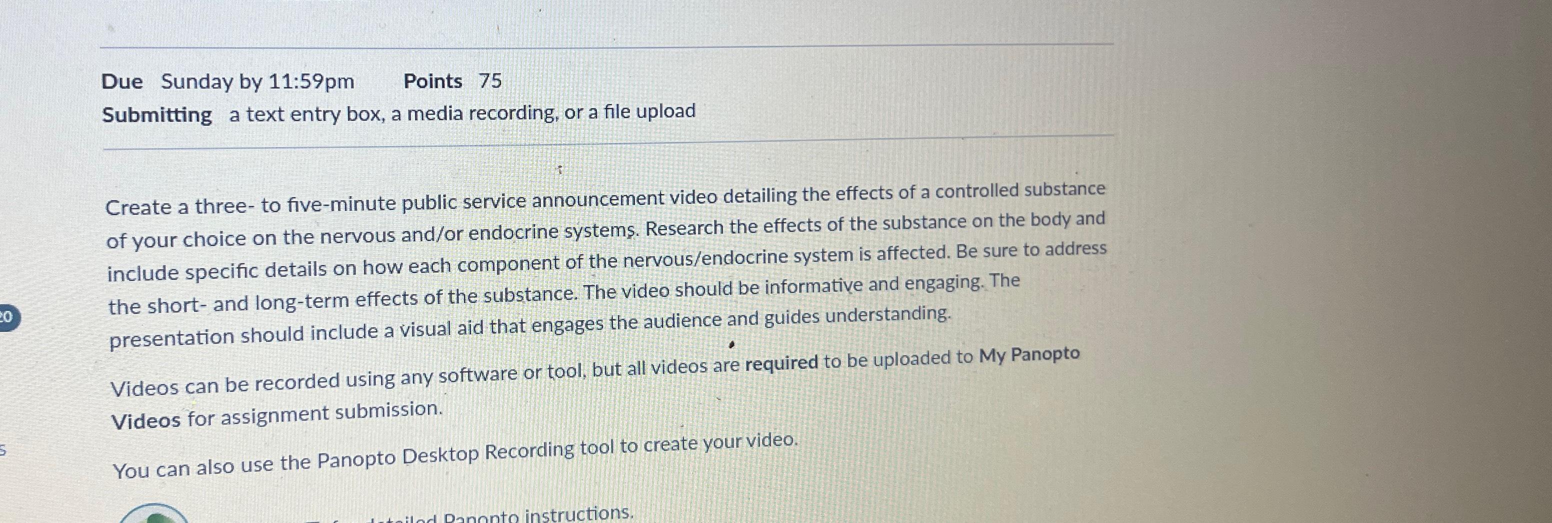 Solved Due Sunday by 11:59pmPoints 75Submitting a text entry | Chegg.com