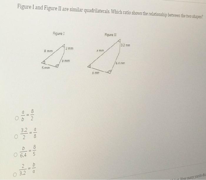 Solved Figure I and Figure Il are similar quadrilaterals. | Chegg.com