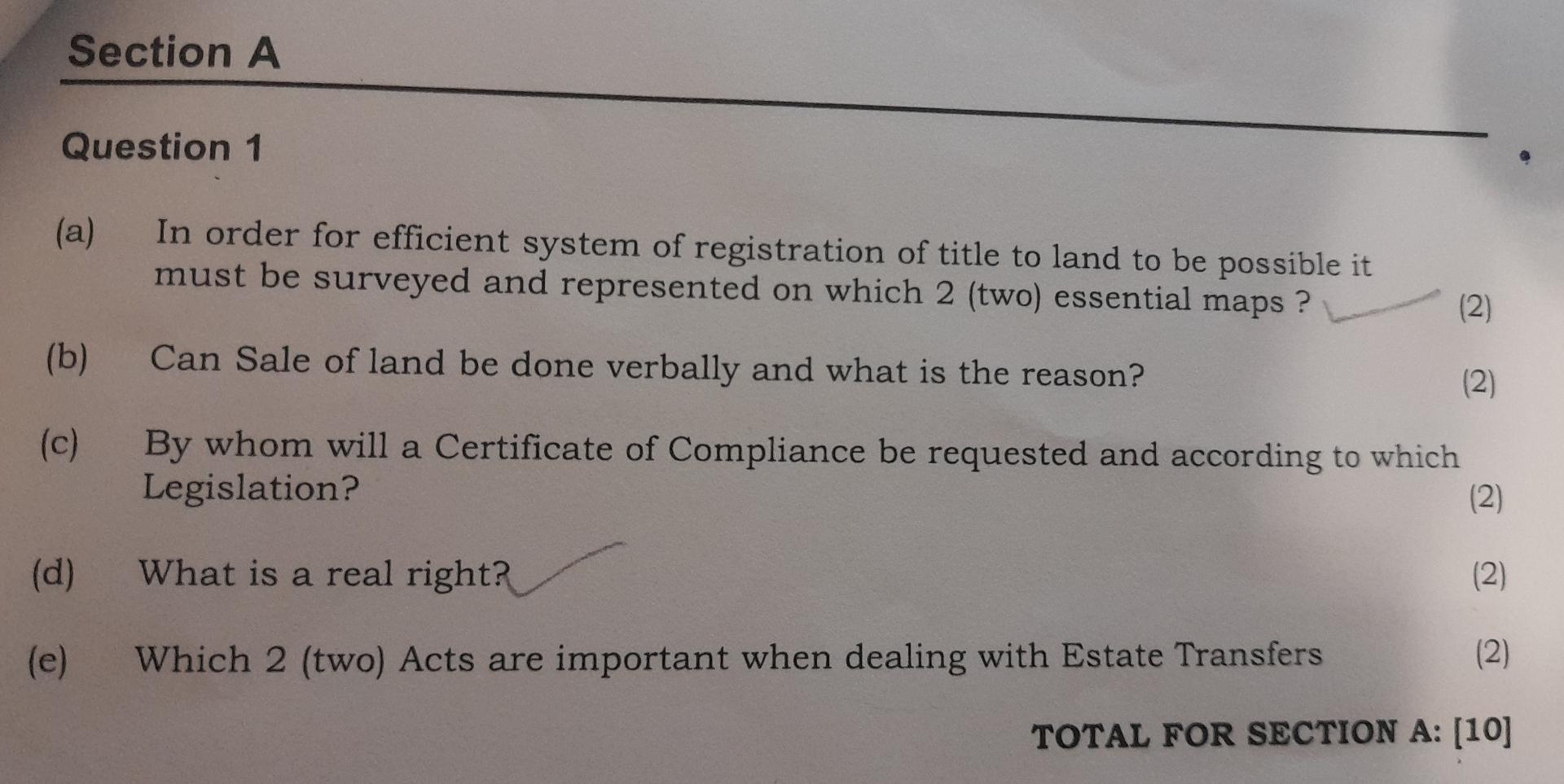 (a) In order for efficient system of registration of | Chegg.com