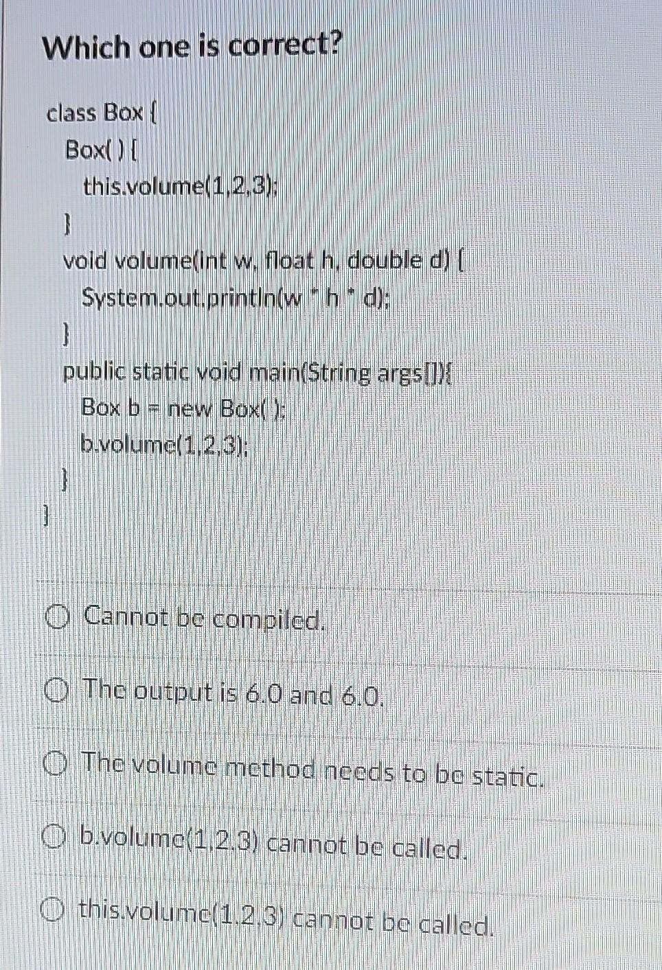 Solved What is the output result? dass Al public class | Chegg.com