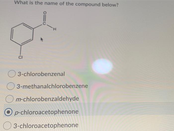 Solved What is the name of the compound below? H CI | Chegg.com