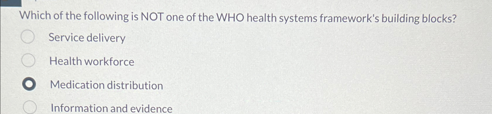 Solved Which of the following is NOT one of the WHO health | Chegg.com