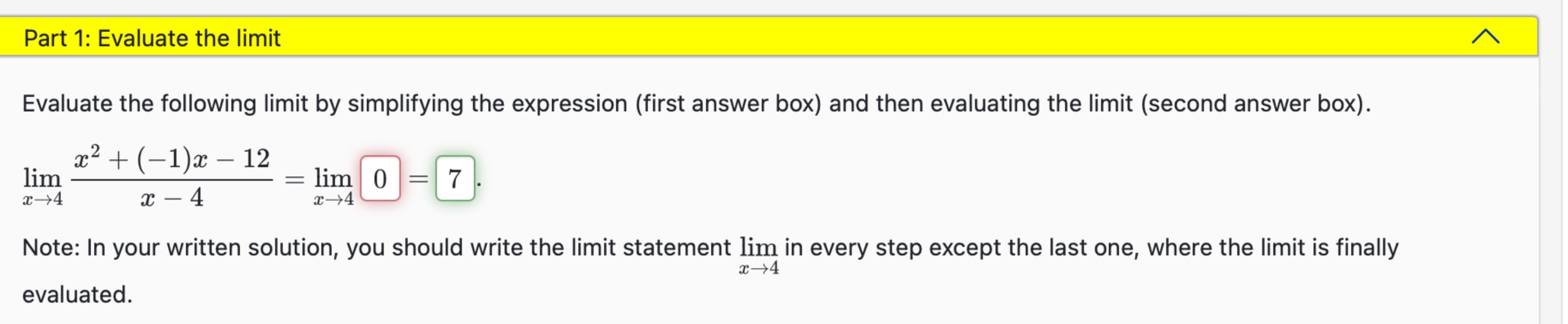 Solved Part 1: Evaluate the limitEvaluate the following | Chegg.com Solved Part 1: Evaluate the limitEvaluate the following | Chegg.com