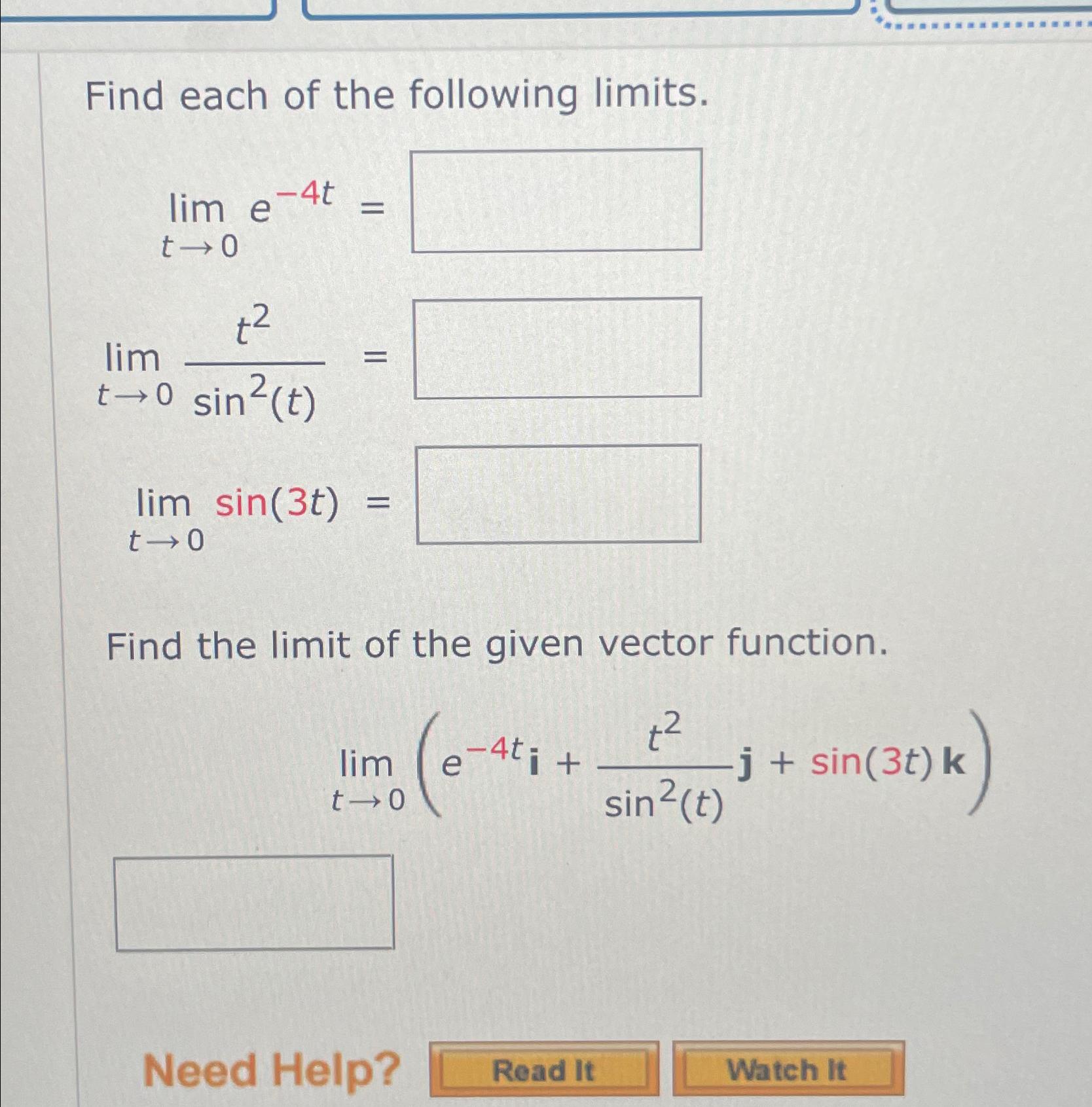 Solved Find each of the following | Chegg.com
