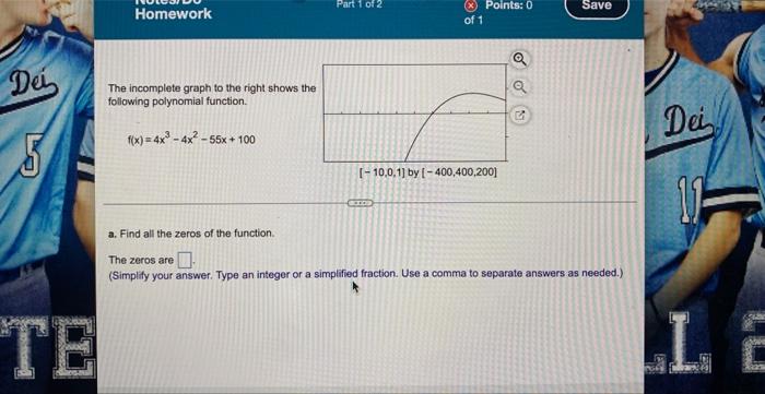 Solved De TE Homework The incomplete graph to the right | Chegg.com