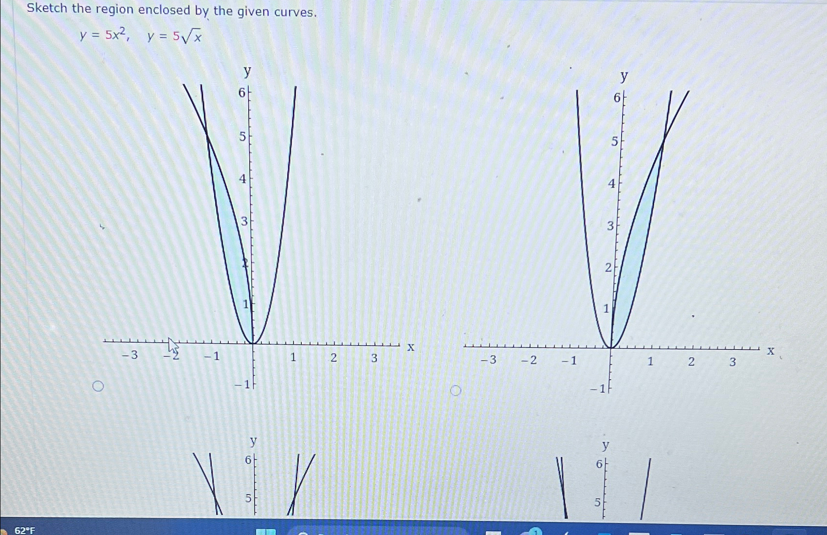 Solved Sketch the region enclosed by the given | Chegg.com