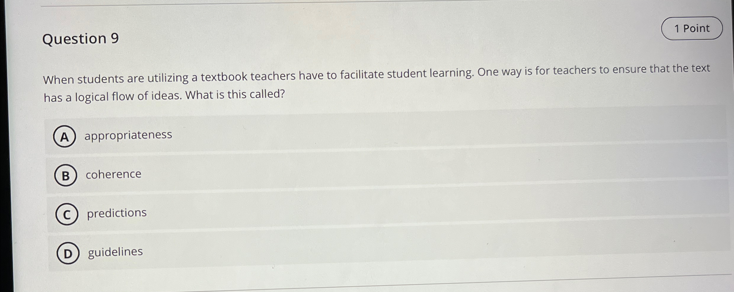 Solved Question 91 ﻿PointWhen students are utilizing a | Chegg.com