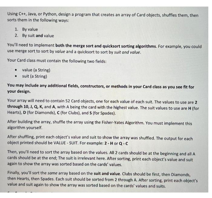 Solved Please read carefully.Using Java, impliment a code in | Chegg.com Solved Please read carefully.Using Java, impliment a code in | Chegg.com