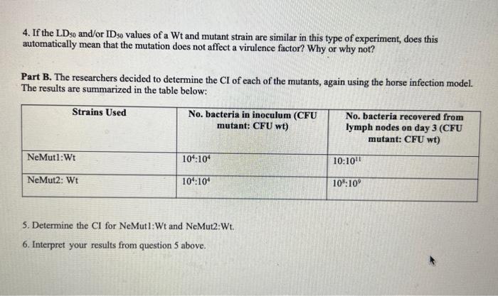 Solved Determine the LD50 and ID50 values for the NeMut2 | Chegg.com