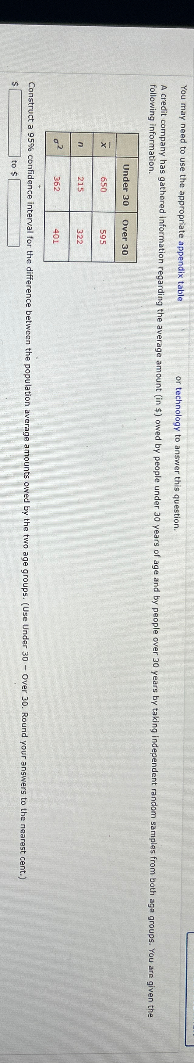 You may need to use the appropriate appendix table or | Chegg.com