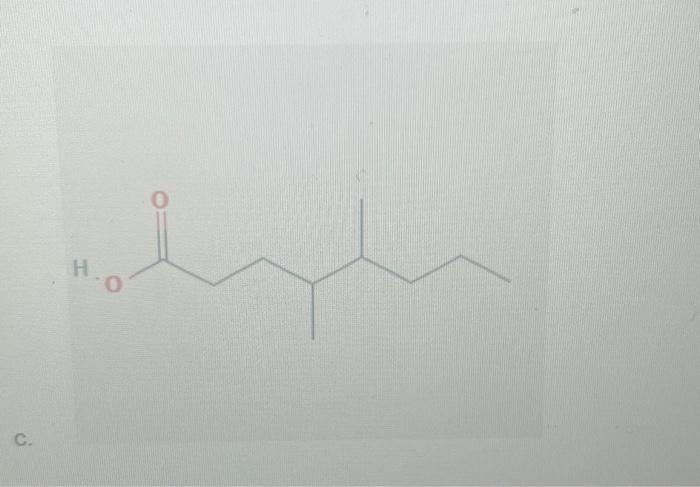 Solved name the molecule | Chegg.com