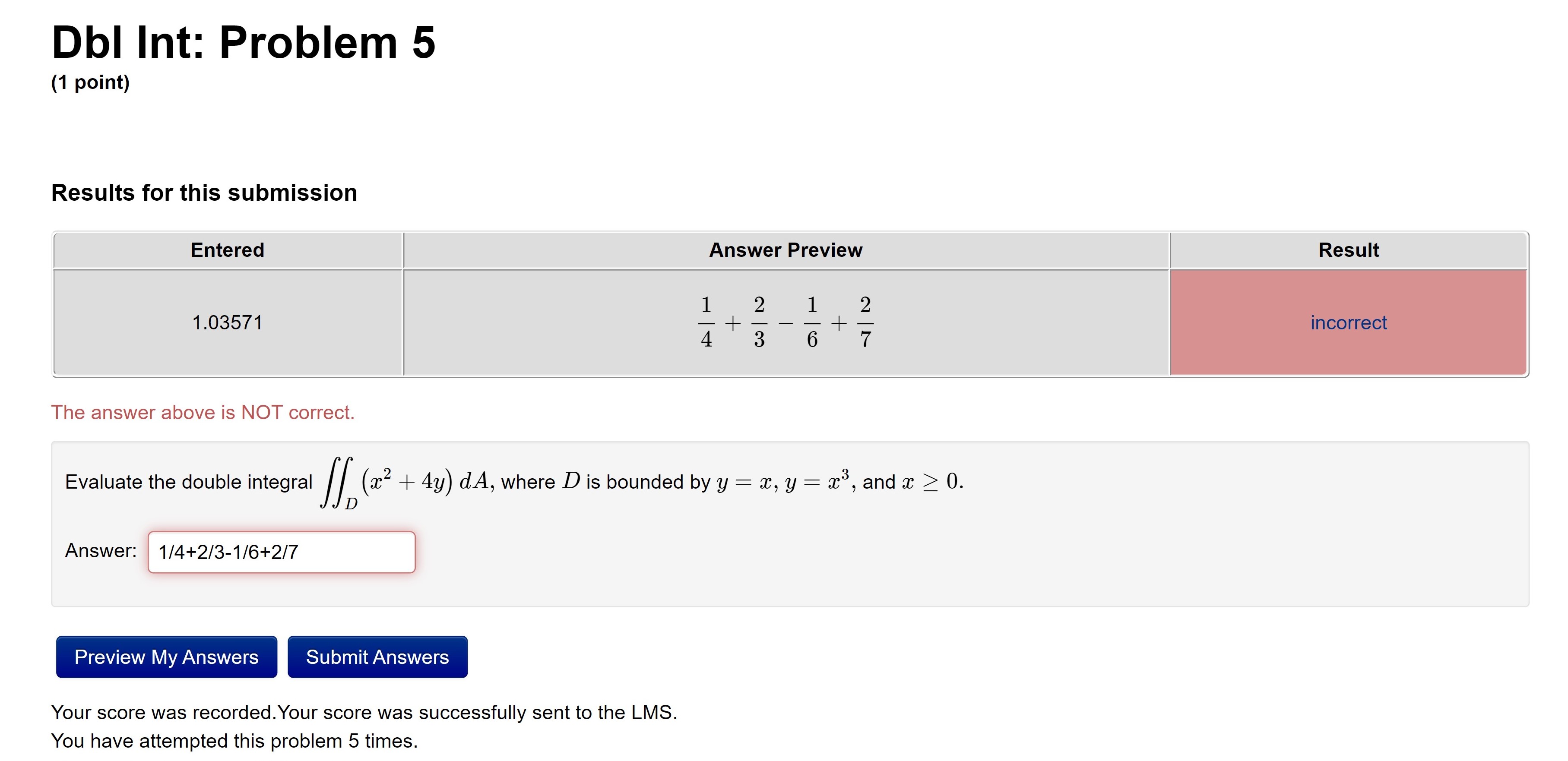 Solved I tried doing this problem a few times. I don't know | Chegg.com