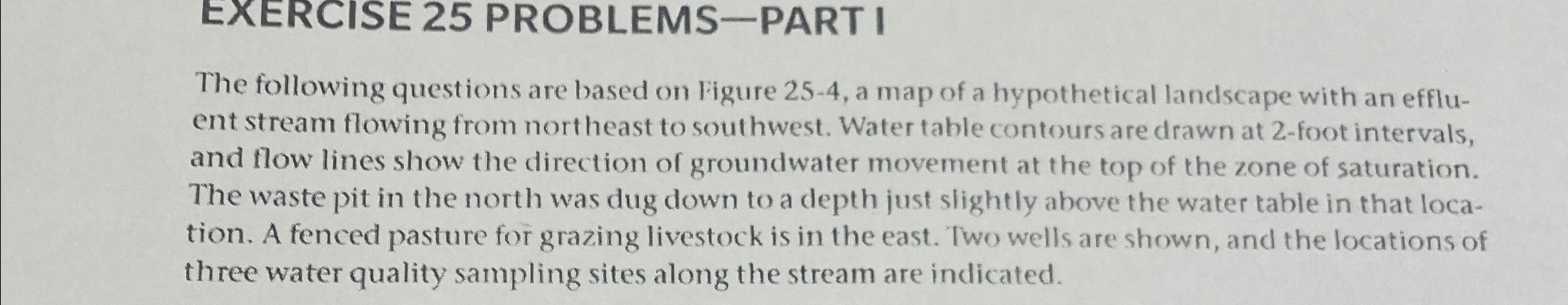 Solved EXERCISE 25 ﻿PROBLEMS-PART IThe following questions | Chegg.com