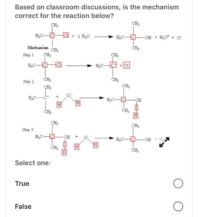 Solved Based on classroom discussions, is the mechanism | Chegg.com