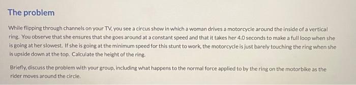 Solved The problem While flipping through channels on your | Chegg.com