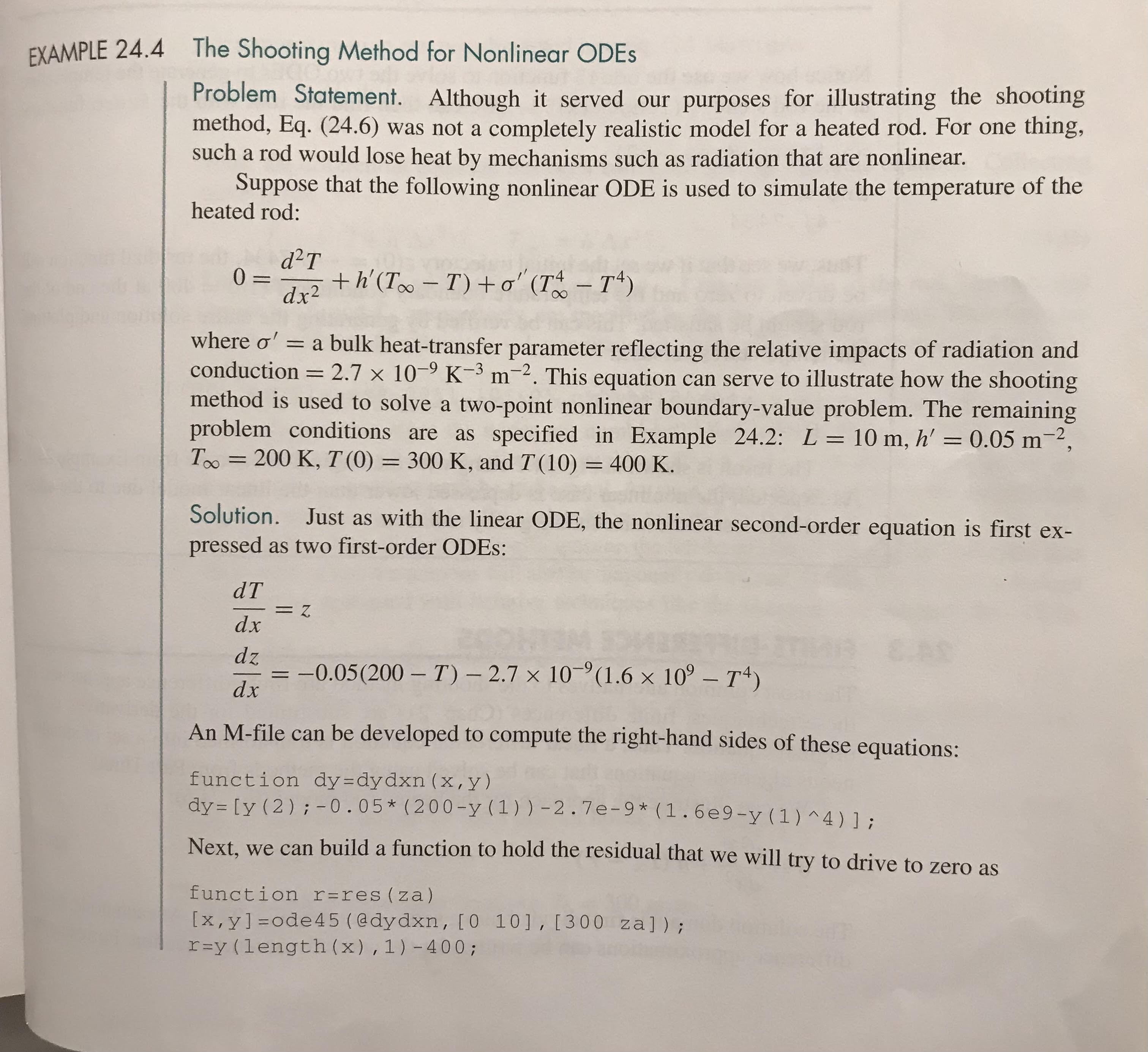 Can someone please show me the full MATLAB code for | Chegg.com