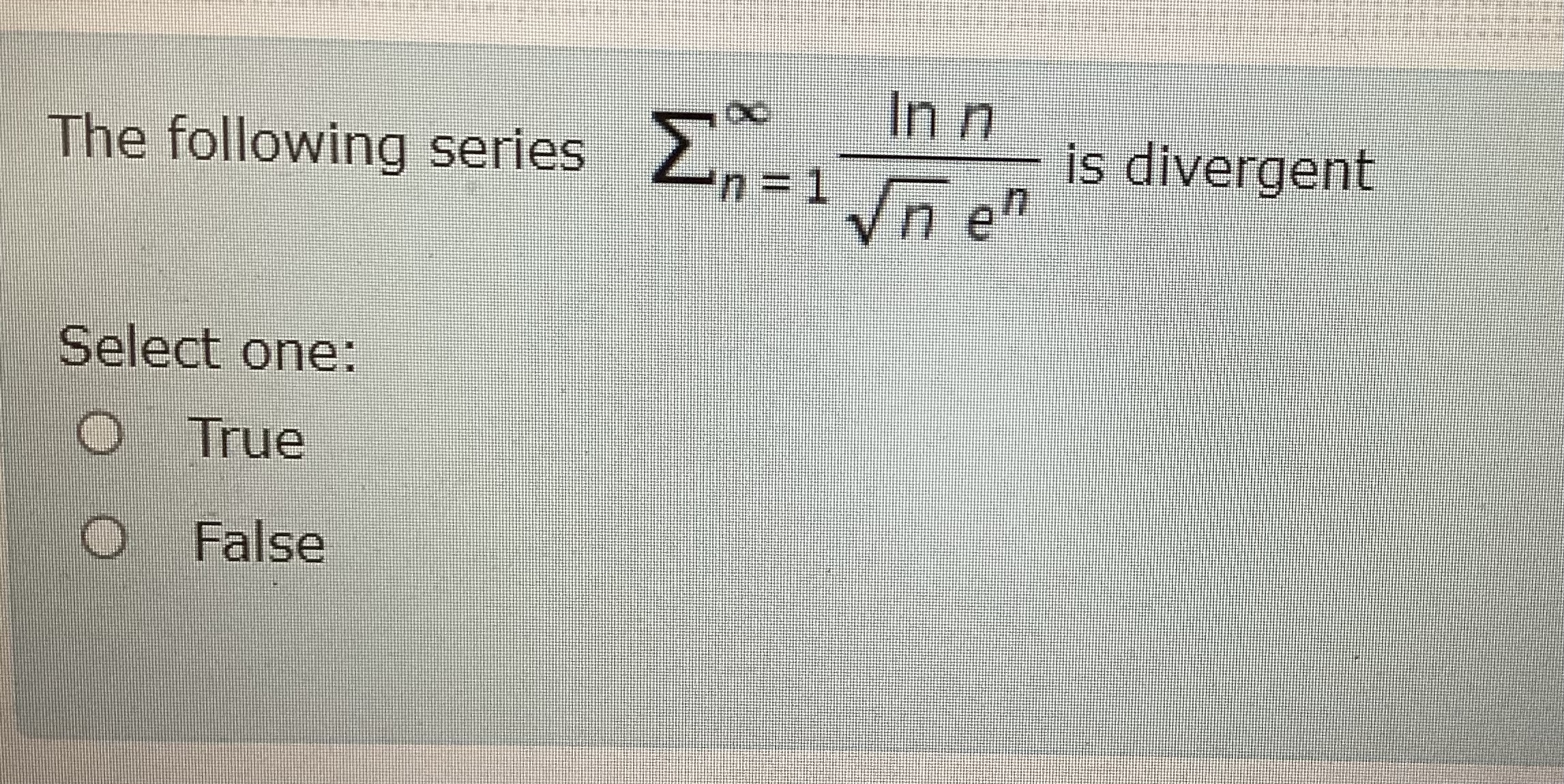 Solved code class="asciimath">The following series | Chegg.com