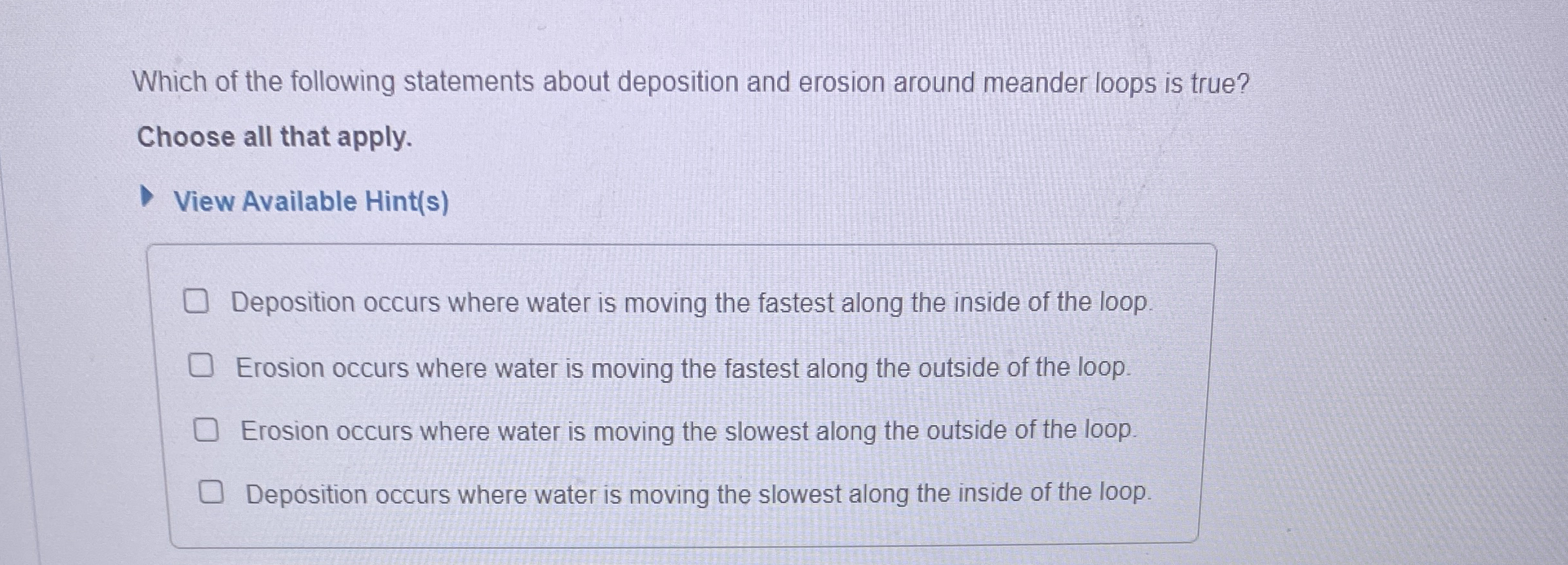 Solved Which of the following statements about deposition | Chegg.com
