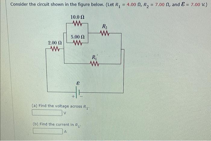 Solved Consider the circuit shown in the figure below. (Let | Chegg.com