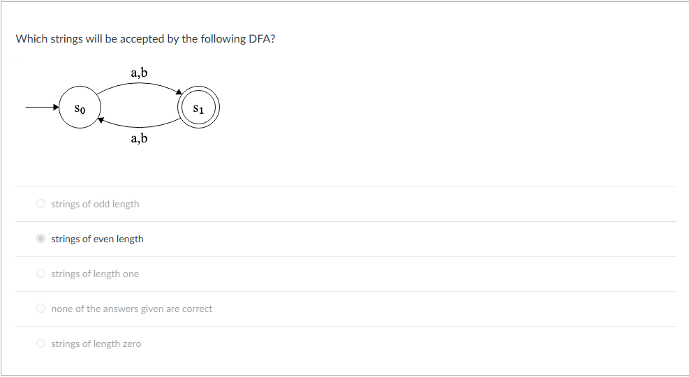 Solved Which strings will be accepted by the following | Chegg.com