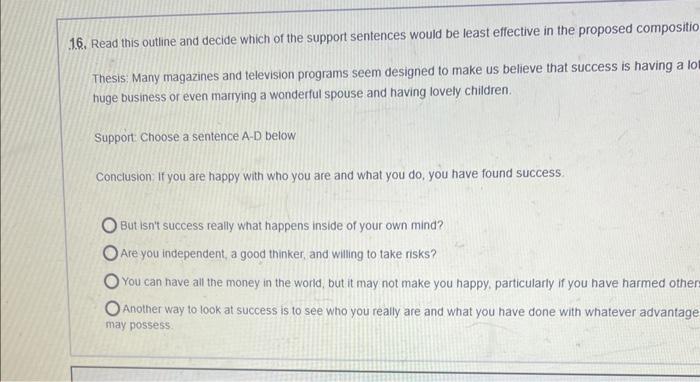 1. Identify the correct sentence in formal prose: No | Chegg.com