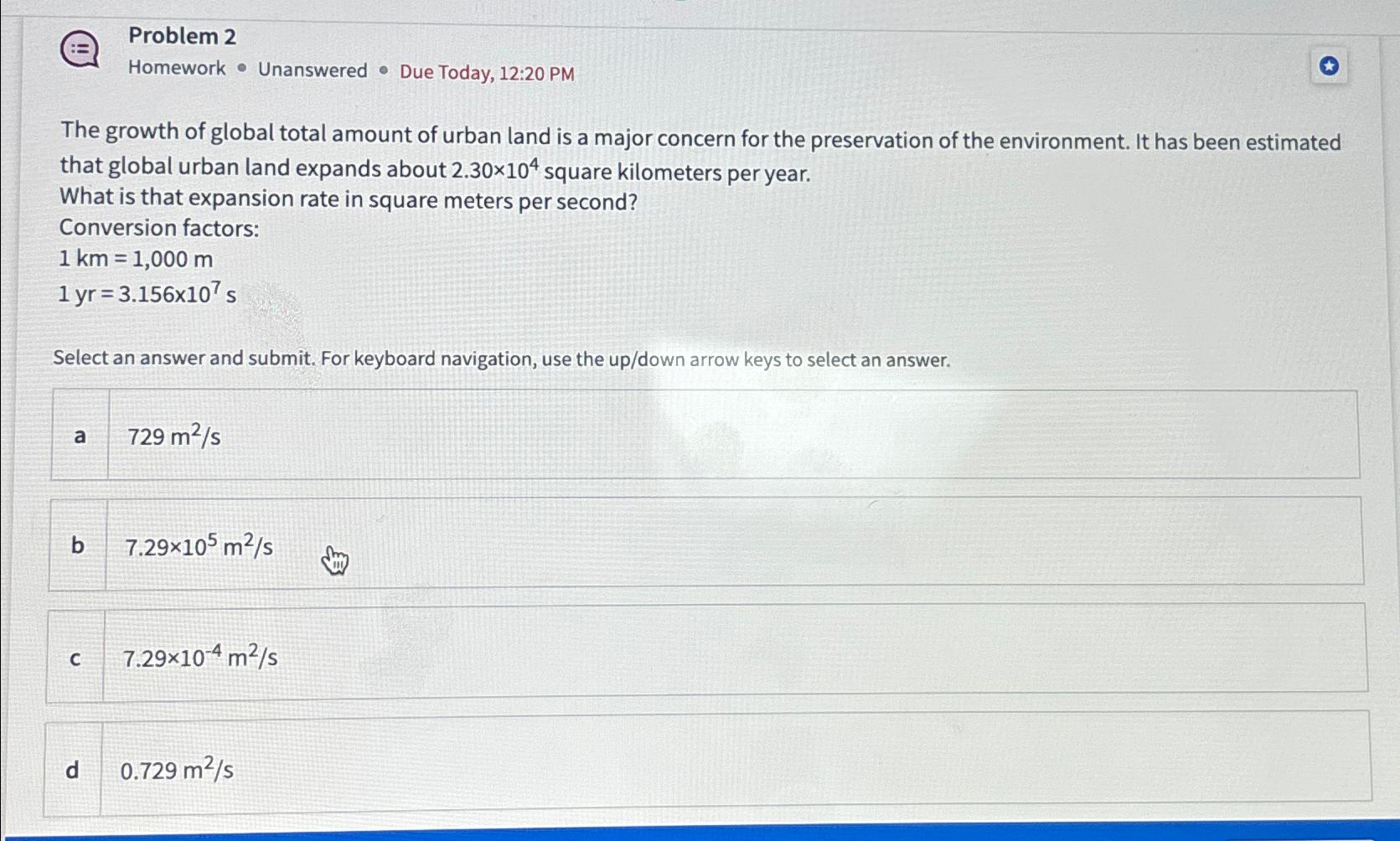 Solved Problem 2\\nHomework * Unanswered * Due Today, 12:20 | Chegg.com