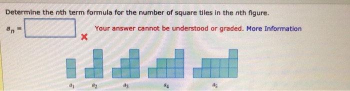 Solved Determine the nth term formula for the number of | Chegg.com Solved Determine the nth term formula for the number of | Chegg.com