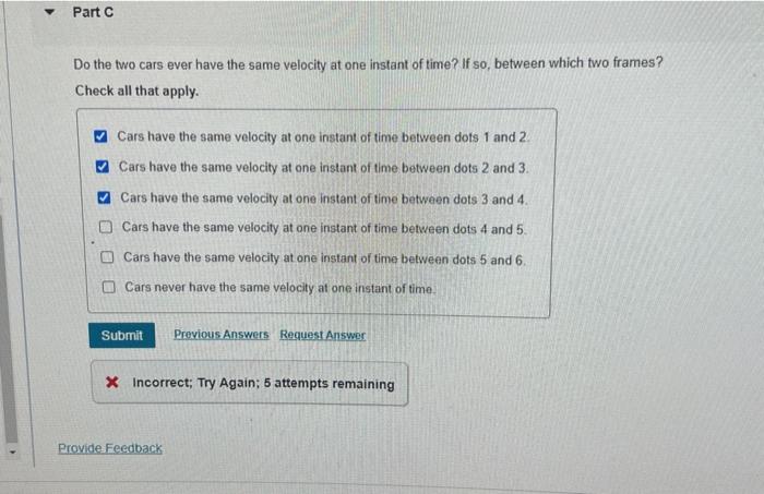 Solved In which frame number (or numbers)? If there is more | Chegg.com