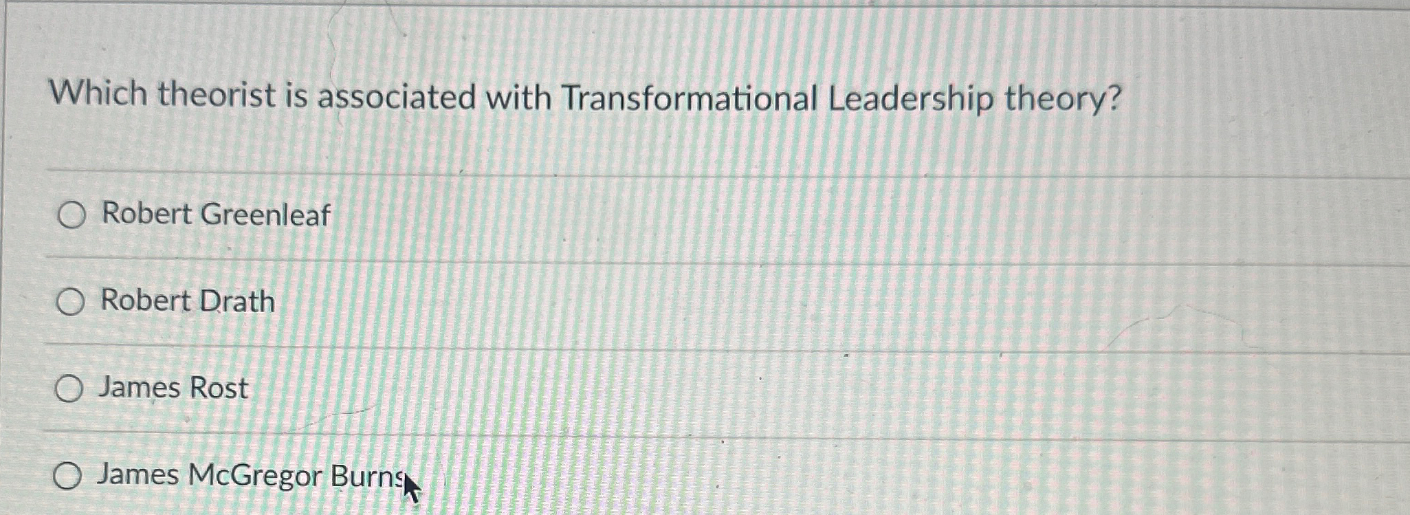 Solved Which theorist is associated with Transformational | Chegg.com