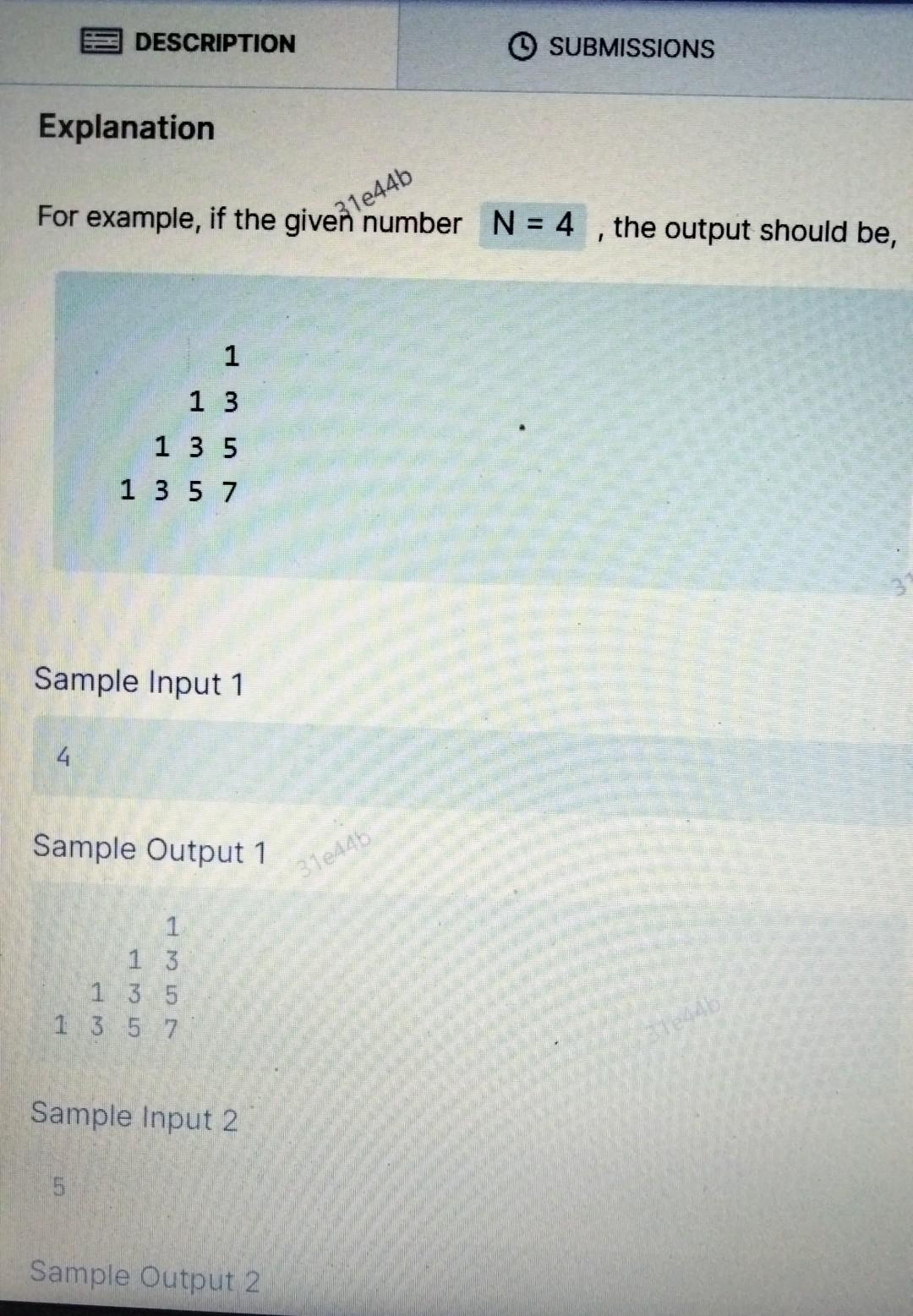 Solved Write a program that reads a number N and prints a | Chegg.com