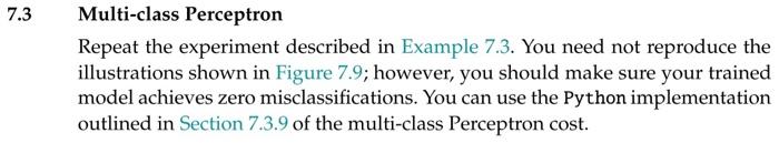 Solved Multi-class Perceptron Repeat the experiment | Chegg.com