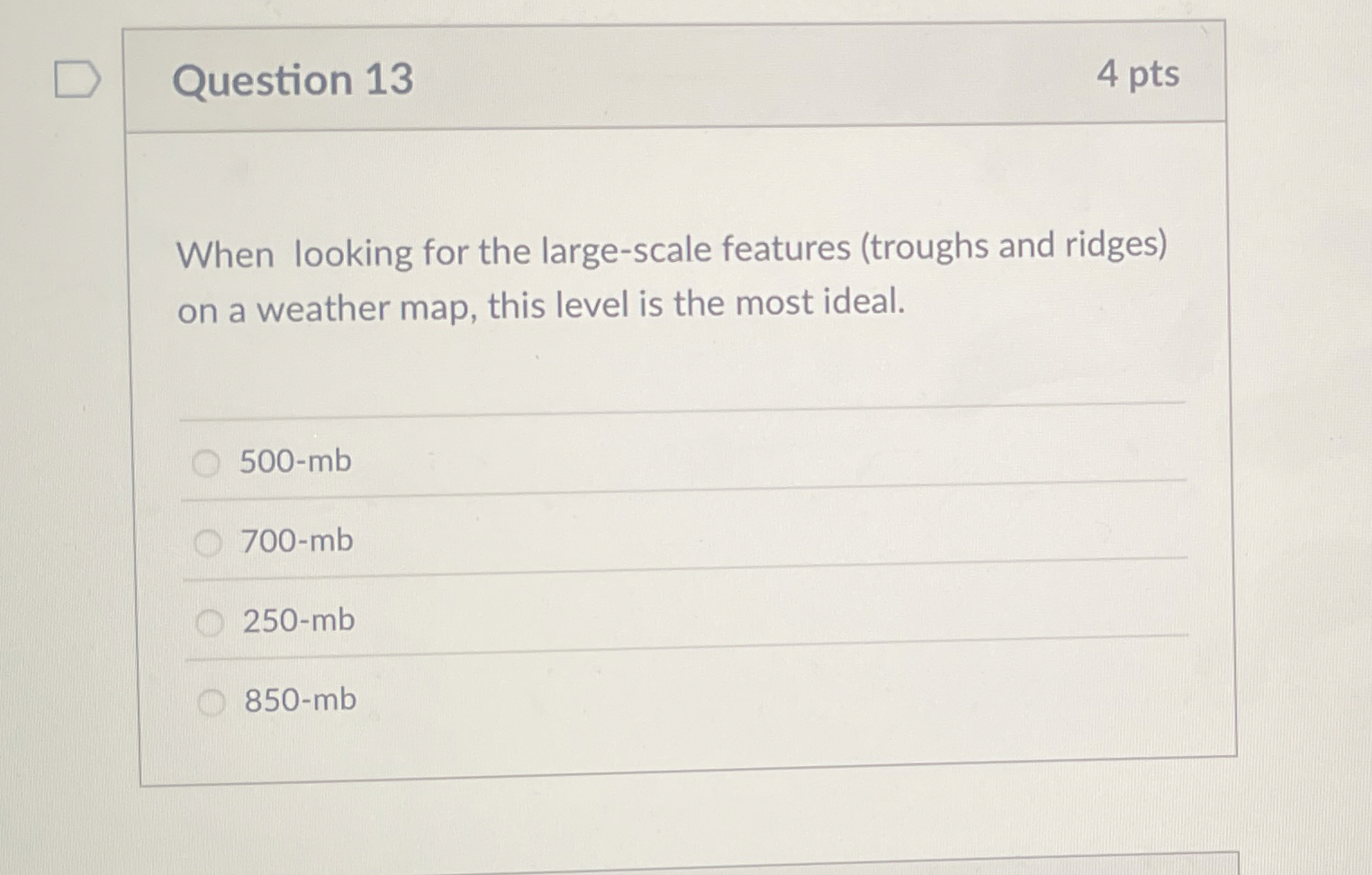 Solved Question 134 ﻿ptsWhen looking for the large-scale | Chegg.com