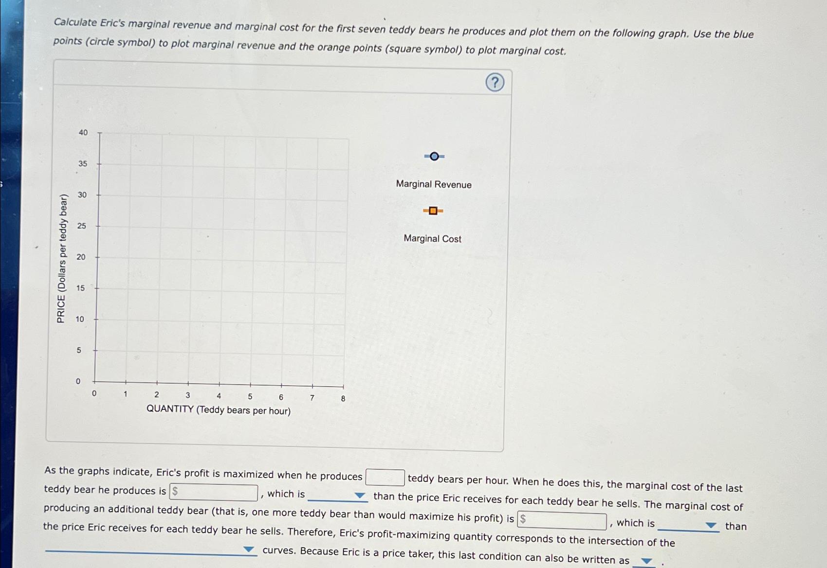 Solved Profit maximization with a cost tableSuppose Eric | Chegg.com