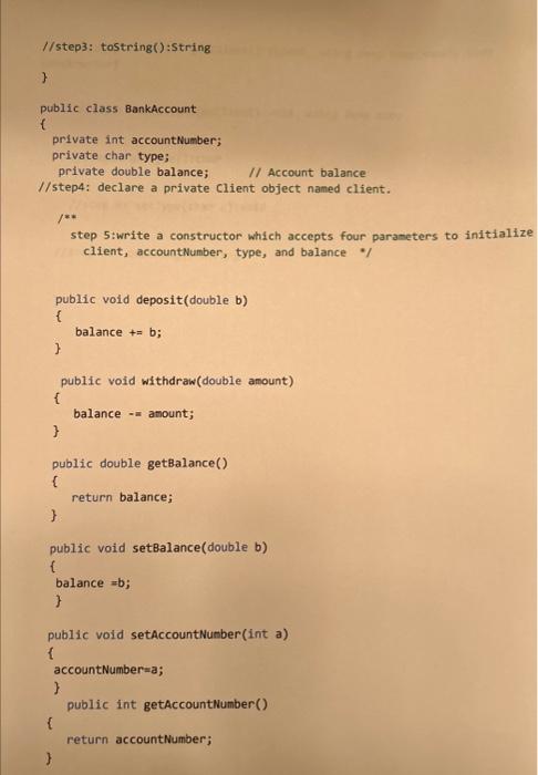 Solved public class client ( private string lastName; | Chegg.com Solved public class client ( private string lastName; | Chegg.com
