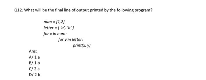 Solved Q8. If we use ['How are you'] as the iterator in a | Chegg.com
