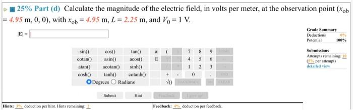 Solved (9\%) Problem 7: An engineer arranges a selection of | Chegg.com