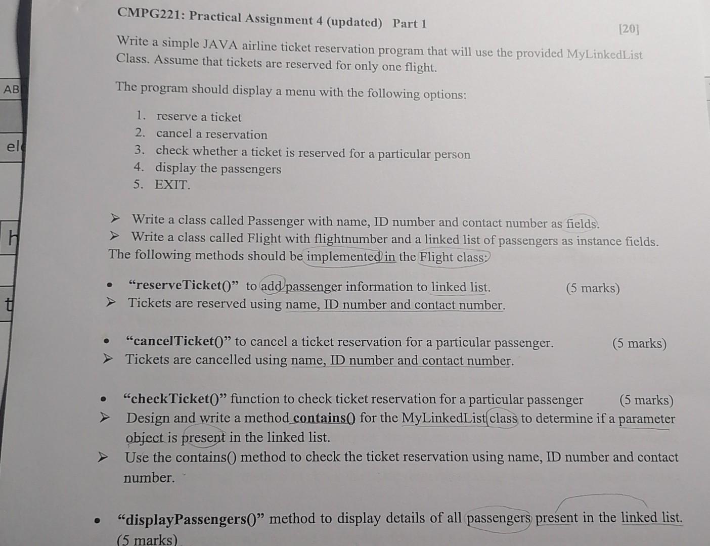 Solved Write Java generic linked list to receive information | Chegg.com