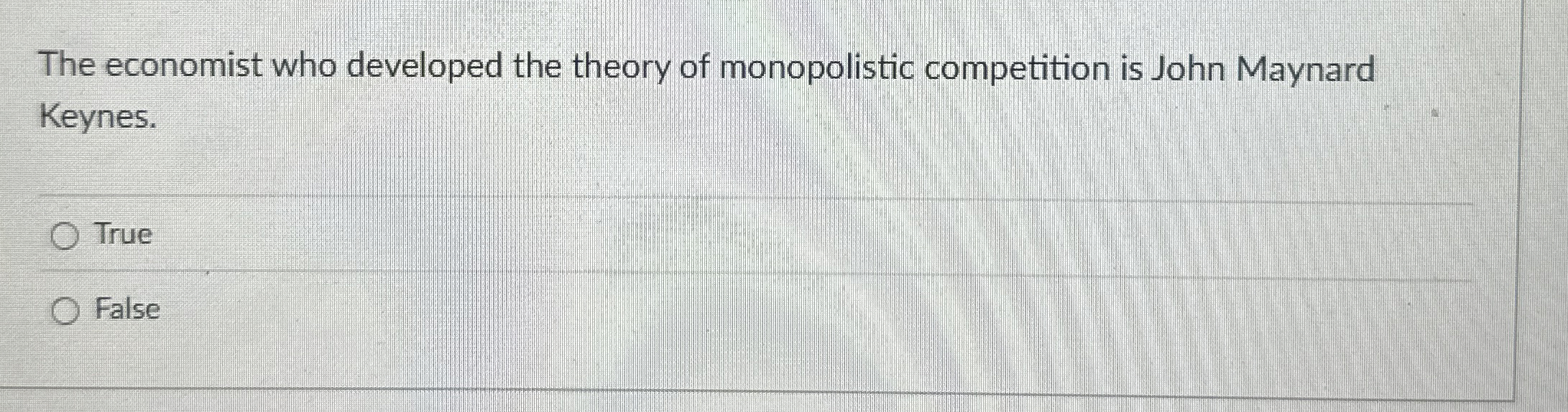 Solved The economist who developed the theory of | Chegg.com