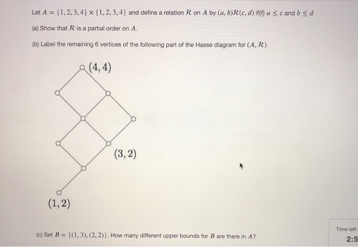 Solved Let A = {1,2,3,4} {1,2,3,4) and define a relation Ron | Chegg.com