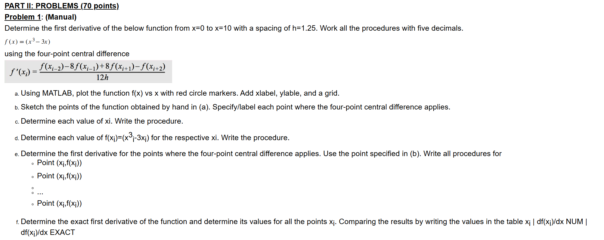 Solved PART II: PROBLEMS (70 ﻿points).Problem 1: | Chegg.com