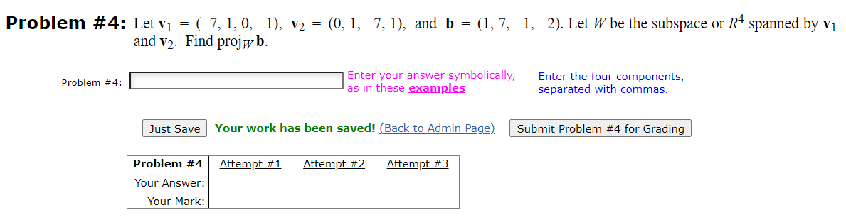 Solved Problem # 4: Let v1=(-7,1,0,-1),v2=(0,1,-7,1), and | Chegg.com Solved Problem # 4: Let v1=(-7,1,0,-1),v2=(0,1,-7,1), and | Chegg.com